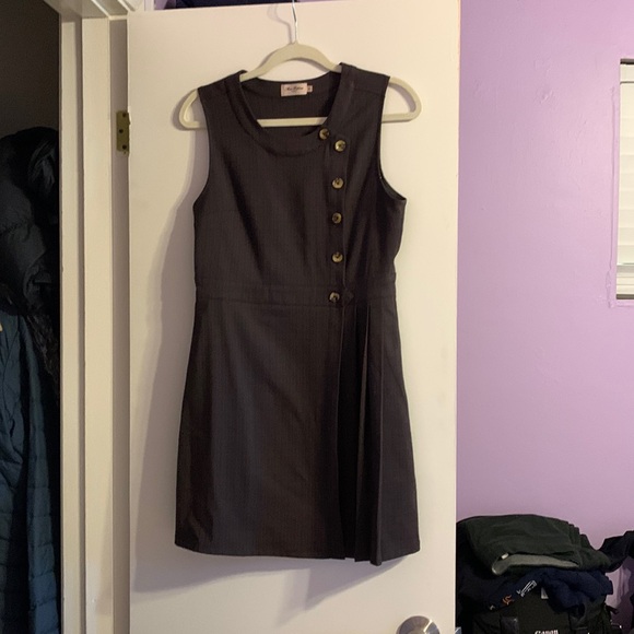 Miss Patina | Dresses | Miss Patina Adeline Pinafore In Brown ...